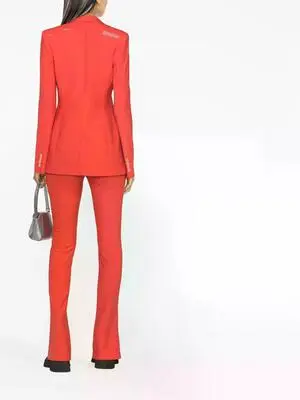 Off-White Split-hem Trousers - Red