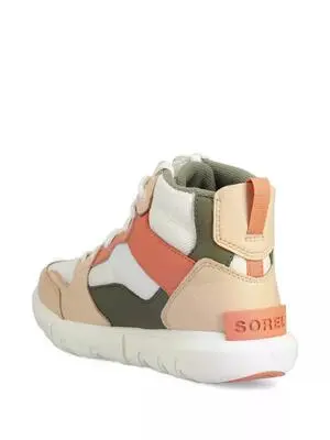 Sorel High-top Paneled Leather Sneakers