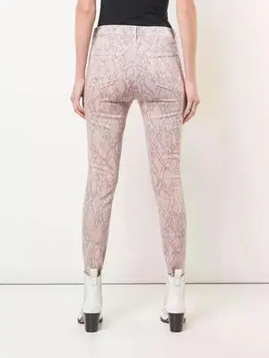 J Brand Snakeskin Print Skinny Jeans