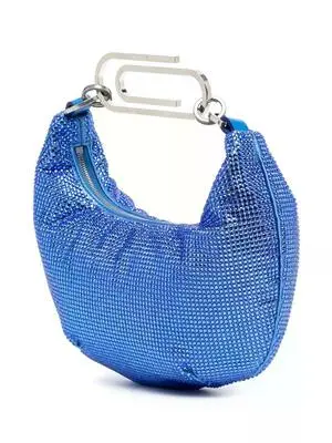 Off-White Studded Shoulder Bag With Signature Paperclip Detail