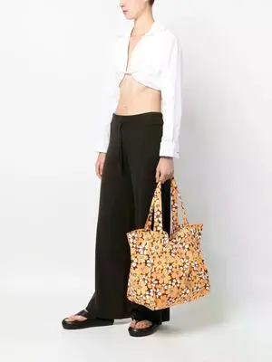 Faithfull The Brand Floral Print Cotton Shoulder Bag