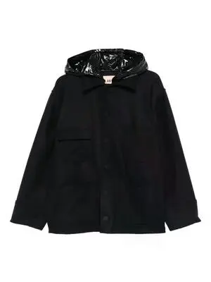 Plan C Patch-pocket Hooded Jacket