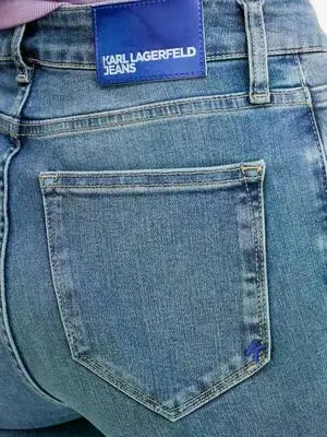 Karl Lagerfeld High-waisted Denim