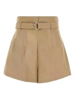 Prada Belted Pleated Shorts
