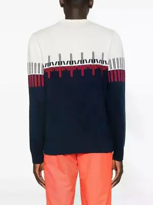 Rossignol Fair Isle Pattern Crew Neck Sweater
