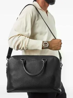 Shinola Leather Top-handle Briefcase - Black