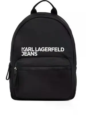 Karl Lagerfeld Logo Print Backpack