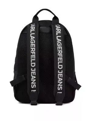 Karl Lagerfeld Logo Print Backpack