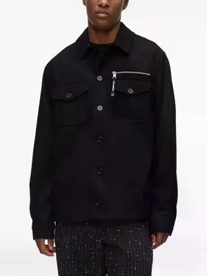 Karl Lagerfeld Zip-pocket Shirt Jacket