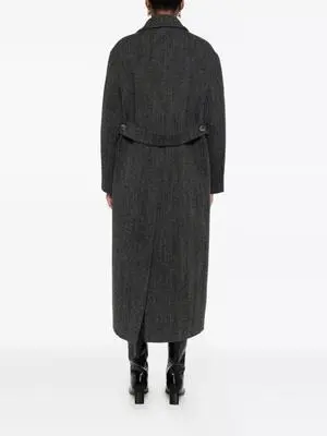 P.a.r.o.s.h Double-breasted Herringbone Coat