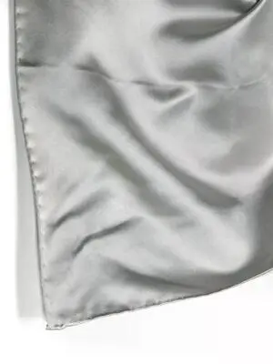 Corneliani Silk Satin Handkerchief - Grey