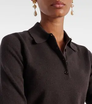 Dolce & Gabbana Cashmere Polo Sweater