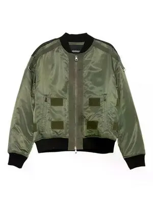 Andersson Bell Layered Washed Bomber Jacket