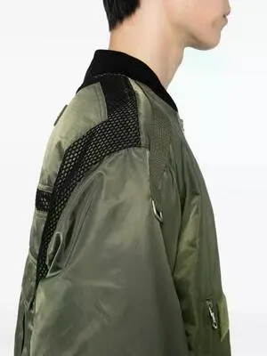 Andersson Bell Layered Washed Bomber Jacket