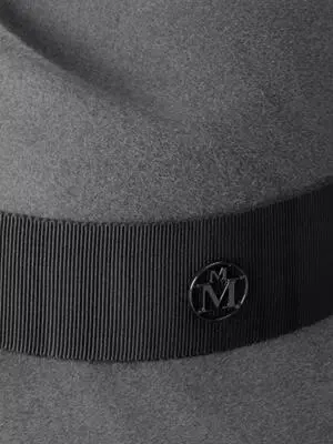 MAISON MICHEL Logo Plaque Fedora