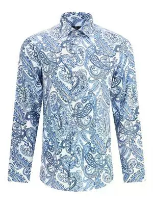Etro Paisley-print Shirt - Blue