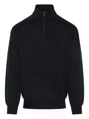 Paul & Shark Half-zip Sweater - Black