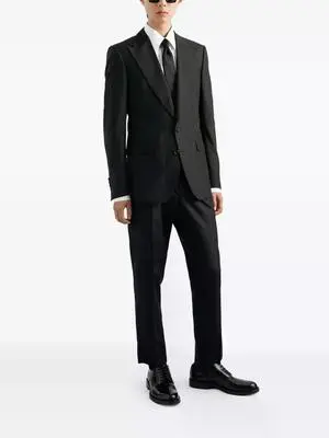 Dolce & Gabbana Deconstructed Satin-lapel Suit