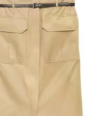JUUN.J Belted Midi Skirt