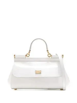 Dolce & Gabbana Elongated Sicily Tote Bag - White