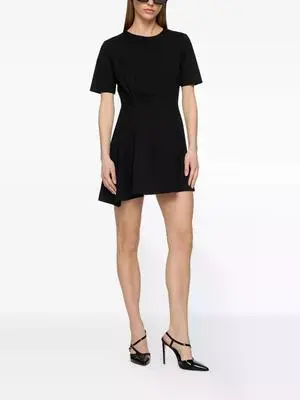 DONDUP Twist-detail Mini Dress - Black