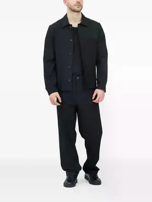 SELECTED Button Fly Trousers - Black