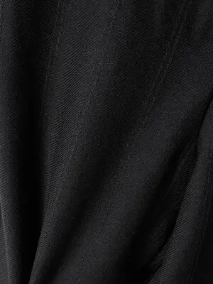 DESTREE Beatrice Striped Wool Wide-leg Trousers