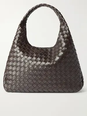 Bottega Veneta Large Campana Shoulder Bag - Brown