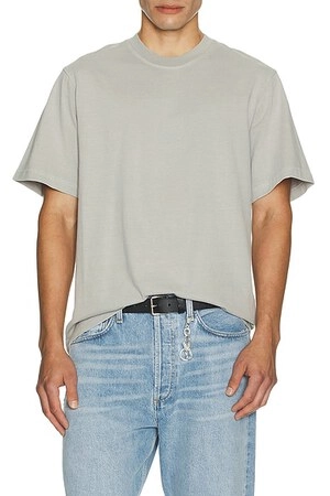 AGOLDE Asha Mock Neck Tee - Reflect
