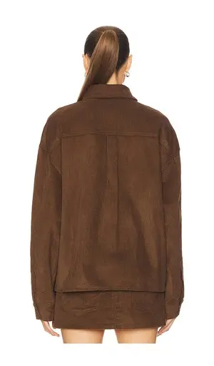 EB DENIM Daniele Corduroy Shirt Jacket - Brown