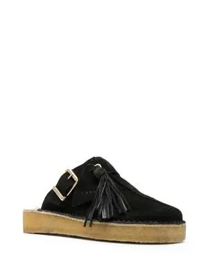 Clarks Trek Leather Mules