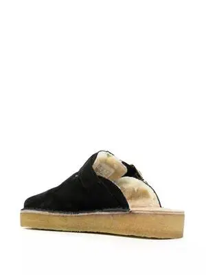 Clarks Trek Leather Mules