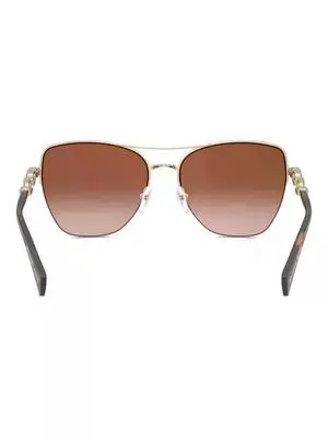 Michael Kors Aviator Chain Embellished Sunglasses