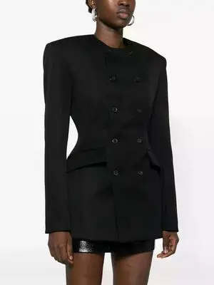 Wardrobe.NYC Twill Blazer Dress - Black