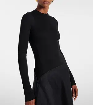 Victoria Beckham Asymmetric Midi Dress