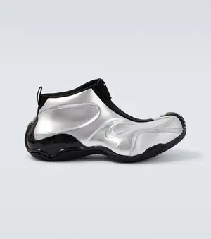 Balenciaga Slip-on High-top Sneakers - Silver