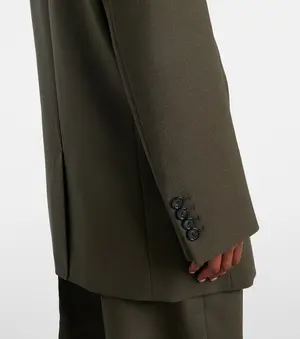 TOTEME Double-breasted Wool-blend Blazer