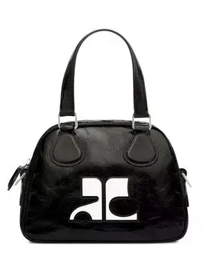 COURREGES Mini Reedition Bowling Bag - Black