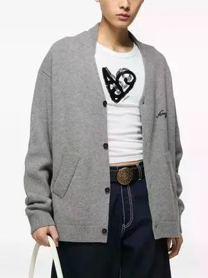 Acne Studios Embroidered Button Cardigan