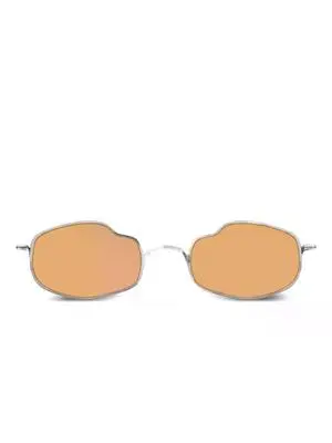 RIGARDS Warped-frame Tinted Sunglasses - Silver
