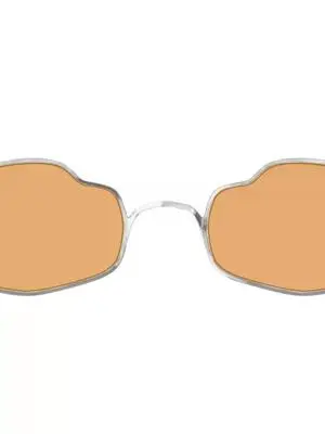 RIGARDS Warped-frame Tinted Sunglasses - Silver
