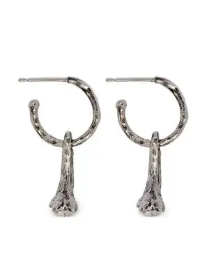 LEMAIRE Clove Hoop Earrings - Silver