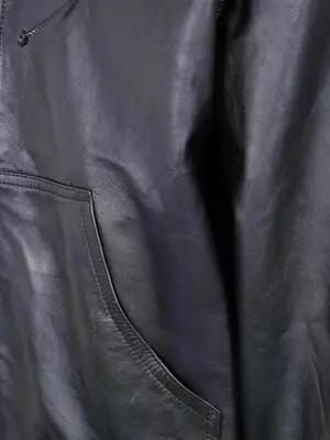 GIORGIO BRATO Hooded Leather Jacket