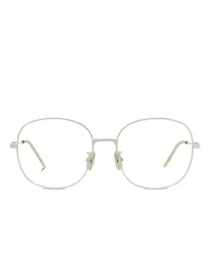 Givenchy Oval Frame Glasses - Silver