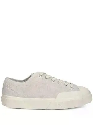 Superga Canvas Lace-up Sneakers With Rubber Toecap