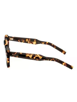 Valentino Garavani Tortoiseshell Pilot-frame Eyeglasses