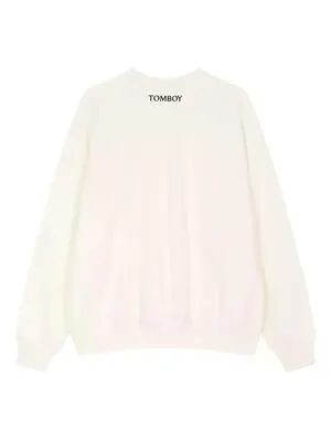 STUDIO TOMBOY Back Logo Ribbed Sweatshirt