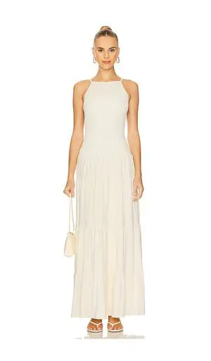 WeWoreWhat Smocked Drop Waist Maxi Dress - Ivory