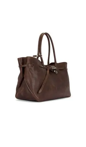 MARGESHERWOOD Leather Tote Bag - Brown