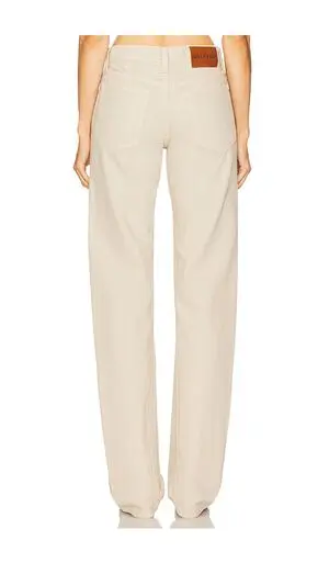 GRLFRND Graham Low Rise Straight Twisted Seam Jeans